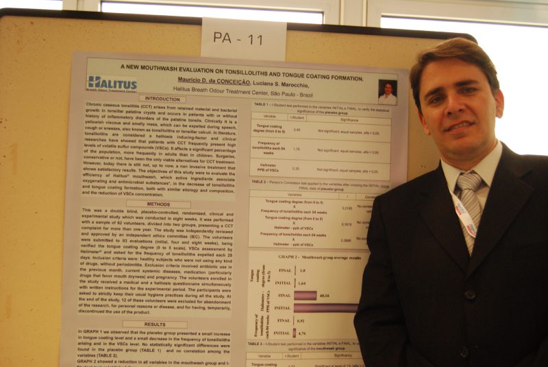 DR. MAURÍCIO NO CONGRESSO MUNDIAL DE HALITOSE EM 2009 - Clínica Halitus